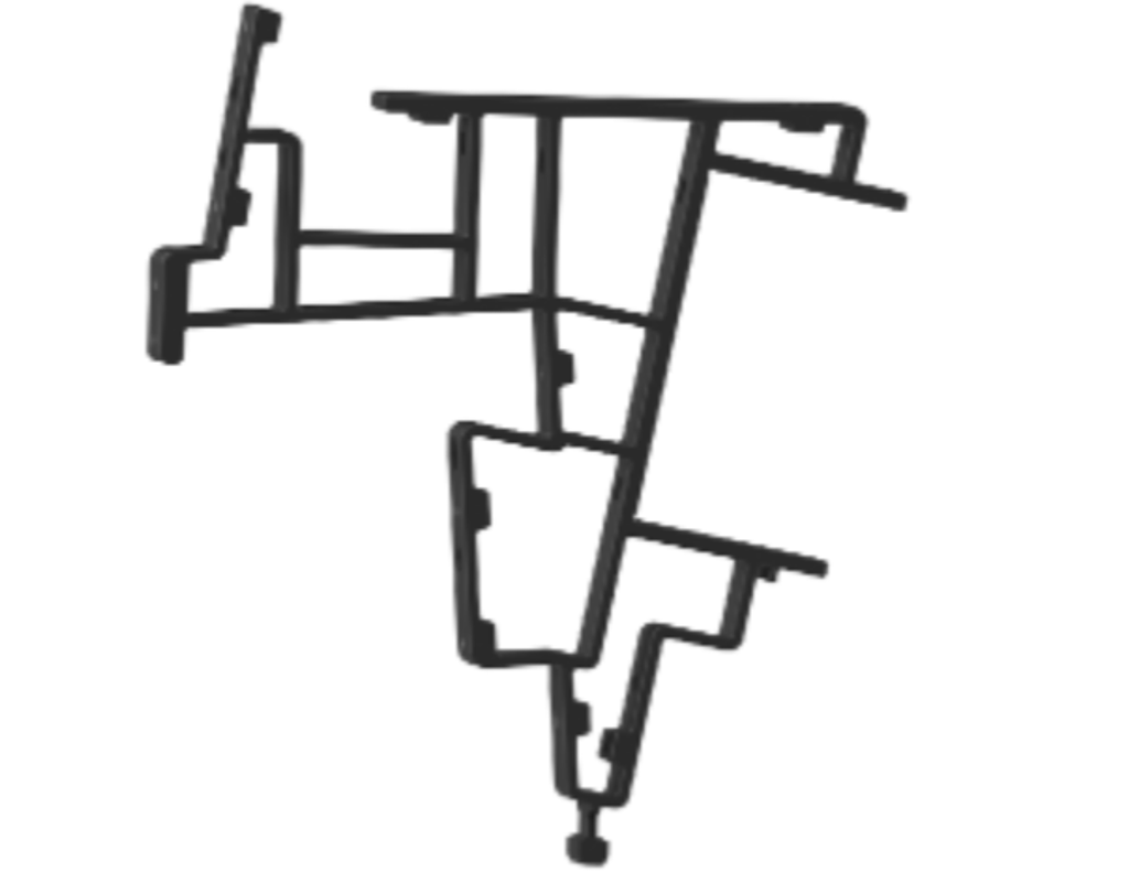 HD580 Tail aluminum bracket